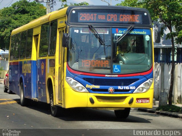 Auto Viação Reginas RJ 110.160 em Rio de Janeiro por Leonardo Lopes ...